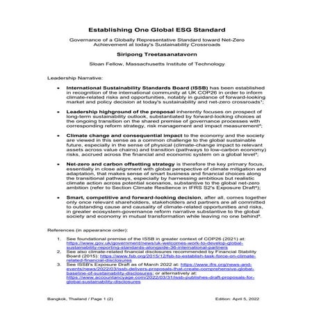 International Sustainability Standards Board | PDF