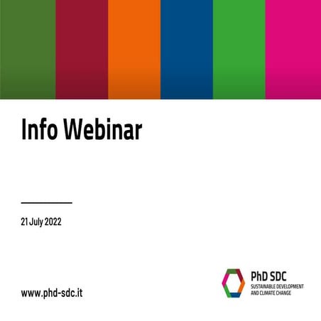 PhD SDC - info webinar | PDF