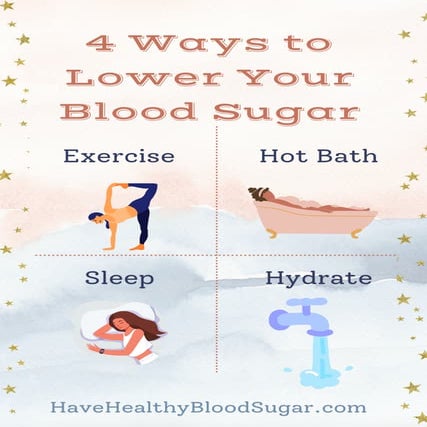 4 Ways To Lower Your Blood Sugar | PDF
