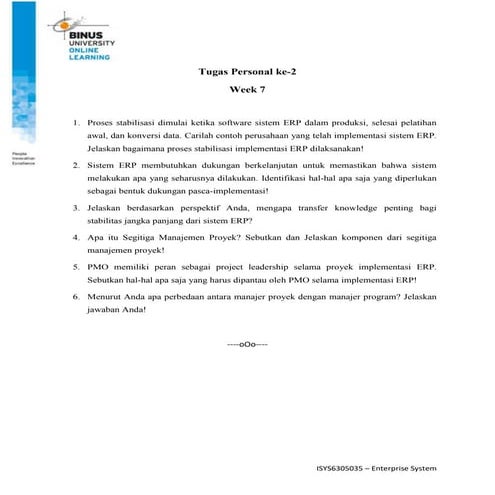 20220815140345_ISYS6305035-Enterprise System-TP2-W7.doc