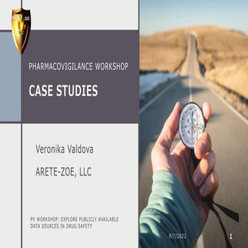 Pharmacovigilance Workshop: Case Studies | PPTX