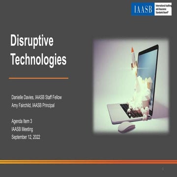 IAASB & Disruptive Technologies | PPT