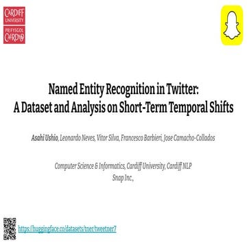 2022-11, AACL, Named Entity Recognition in Twitter: A Dataset and ...