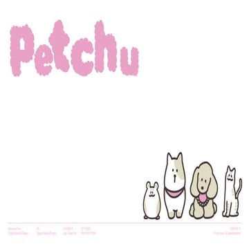 2022년 1학기 계원대 PETCHU | PDF