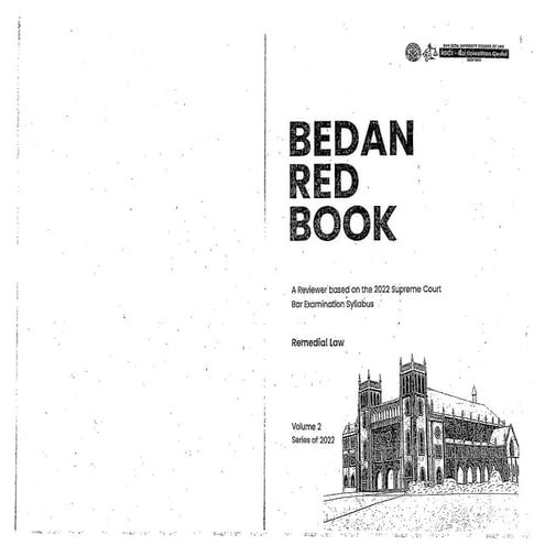 2022 Bedan Red Book - Remedial Law.pdf