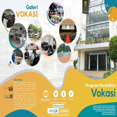 Brosur Vokasi Universitas Indonesia Depok | PPT