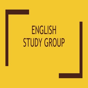 2022 English study group / short varies topics | PPT