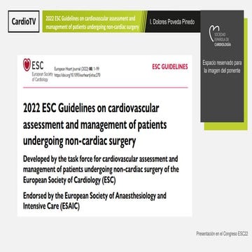 2022 ESC Guidelines on cardiovascular assessment and management of ...