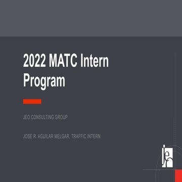 2022 Intern Program - Jose Aguilar | PPTX