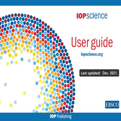 2022 IOP 매뉴얼 | PDF