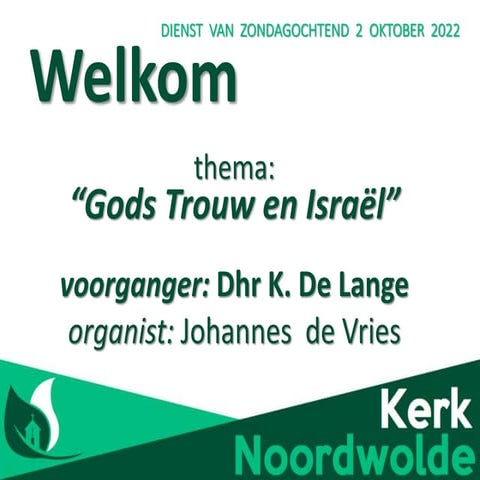 2022 okt 2 - Dhr De Lange - Gods Trouw en Israel.pptx