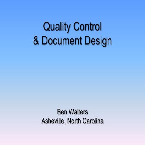2022 Quality Control & Document Design | PDF | Desktop Publishing ...