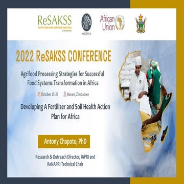Challenges and opportunities for Soil Fertility Management in Africa | PPTX