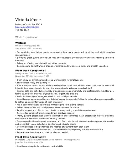 veronica resume 2016 | DOC