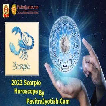2022 Scorpio Yearly Horoscope Predictions | PPT