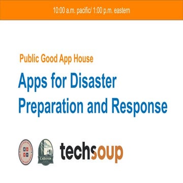 Apps for Disaster Preparation and Response | PDF
