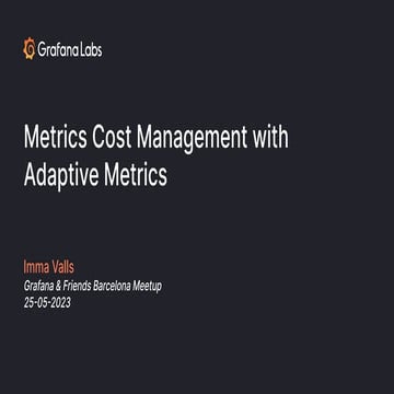 Metrics Cost Management with Adaptive Metrics.pdf | Cloud Computing | Internet