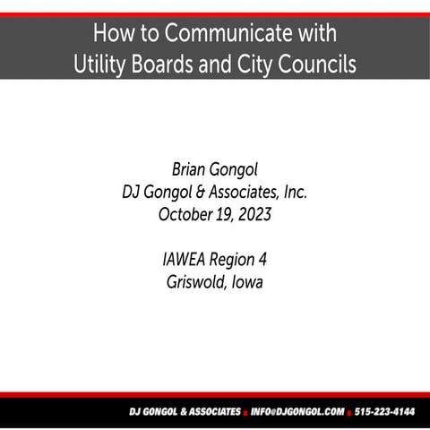 How to Communicate with Boards and Councils | PPT
