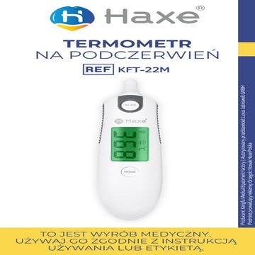 Haxe - Termometr na podczerwień MODEL: KFT-22M | PDF