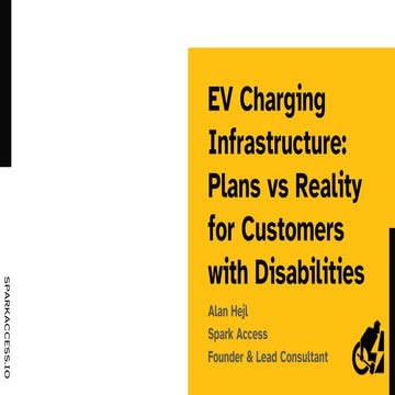 EV Charging Infrastructure: Plans vs Reality for Customers with ...