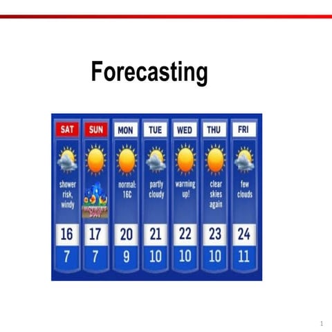 Forecasting chapter Presentation by Jay Heizer. | PDF