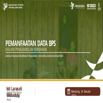 2023.01.14 Pemanfaatan Data BPS dalam Pengambilan Kebijakan.pptx