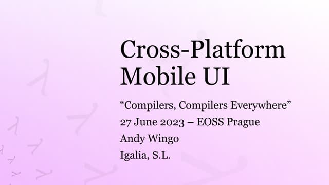 Cross Platform Ui Engines Rendering Performance Ppt