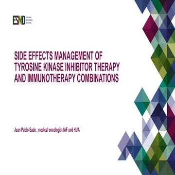 Side Effects of tyrosine kiase inhibitors/ immunotherapy | PDF