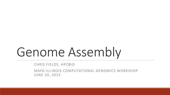 Genome Assembly copy | PPT