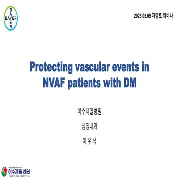 Protecting vascular events in NVAF | PPTX