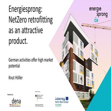 Ievads par Energiesprong/Vācijas tirgus attīstību/ Vācijas finansējuma ...