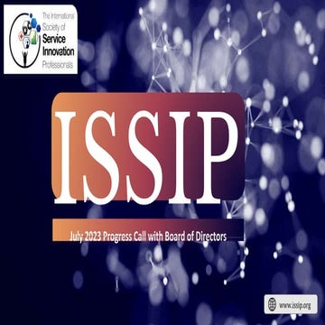 20230726 ISSIP_1H_2023 Progress_Update_BOD call.pptx