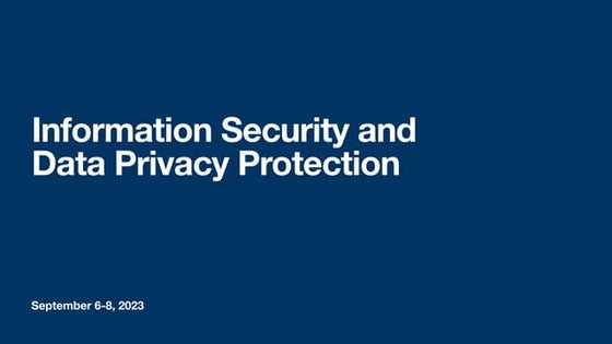 Data Privacy Act of 2012 (R.A. 10173) Briefing 2017 | PPT