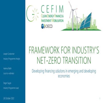 Framework for Industry's net-zero transition | PDF