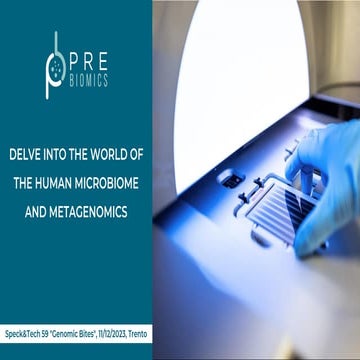 Delve into the world of the human microbiome and metagenomics | PPT