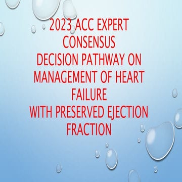 2023 ACC Expert Consensus heart failure hfref | PPTX