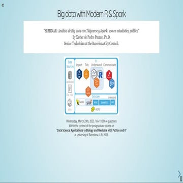 Big data with Modern R and Spark - 2023 | PDF