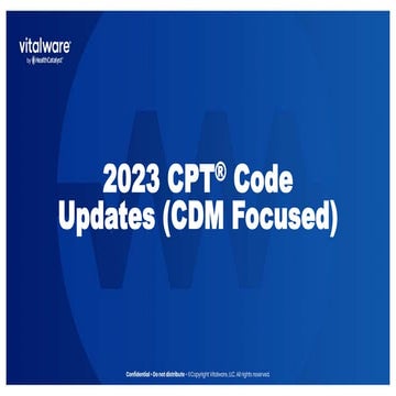 2023 Cpt Code Updates Cdm Focused Ppt