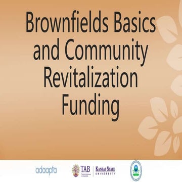 Brownfields Presentation | PPTX