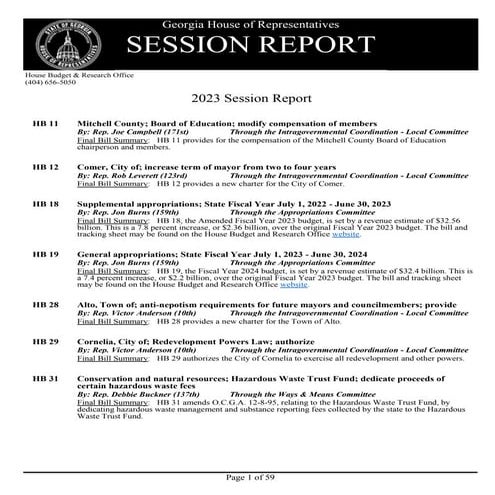 2023 End of Session Report (ALL) | PDF