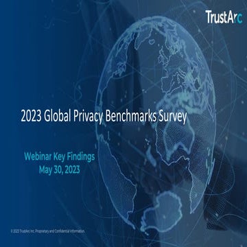 TrustArc Webinar - Navigating the Privacy Landscape in 2023: Insights ...