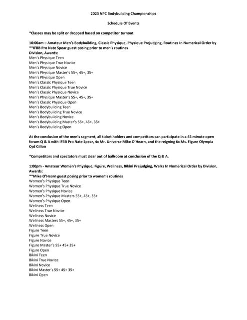 2014 OCB Pine Tree State ~ Bodybuilding, Figure & Bikini Championships ...