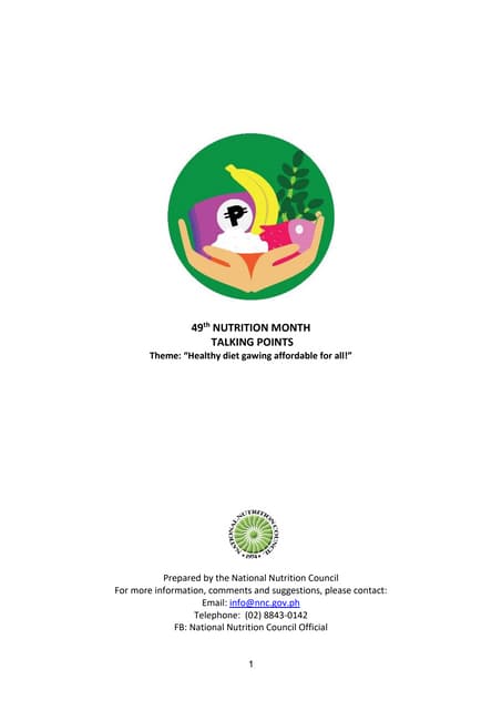 2024 Briefer PPan nutrition month celebration | PDF