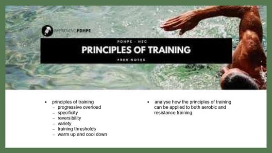 Principles of Sports Training | PPT