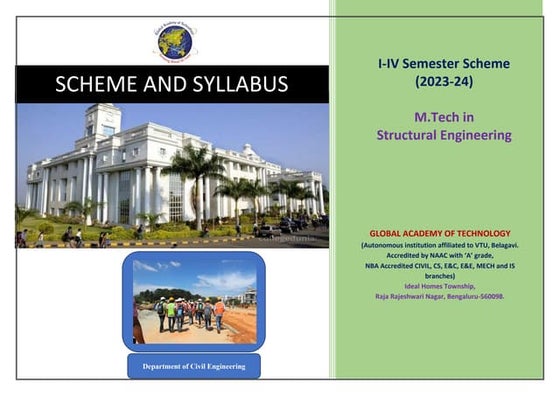 DBATU Civil Engineering Syllabus 2023-24 | PDF | Undergraduate ...