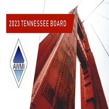 2023 AWMI Tennessee Board | PPTX | Manufacturing Industry | Industries