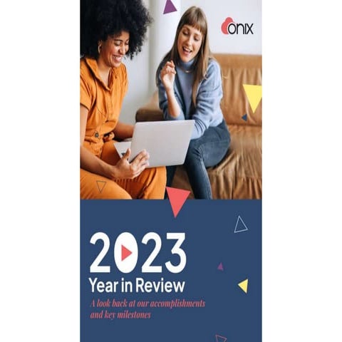 Take a look to the 2023 Year in Review with Onix | PPTX | Cloud Computing | Internet