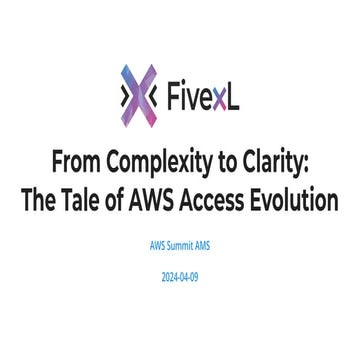 2024-04-09 - From Complexity to Clarity - AWS Summit AMS.pdf