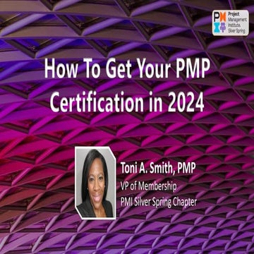 How To Get Your PMP Certification in 2024 | PMISSC Info Session | July ...