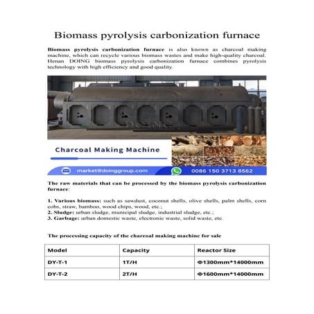 Biomass pyrolysis carbonization furnace.docx